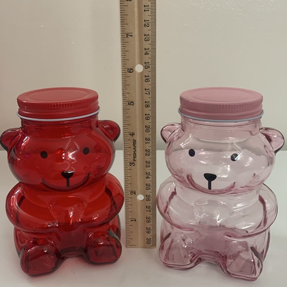Home Seasonal | Holiday | Valentines Day Bear Glass Jar Containers With ...